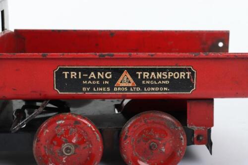 Tri-ang pressed steel six-wheel Tipper wagon, 1930s