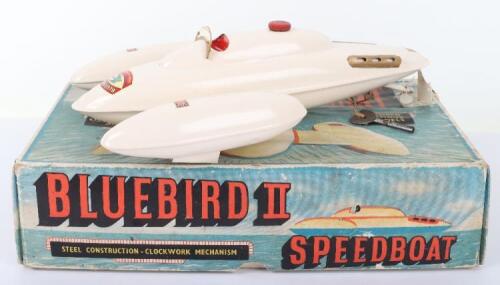 Sutcliffe boxed Bluebird II Speedboat, circa 1958,