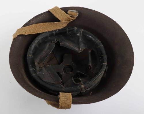 1945 Dated British Mk IV Steel Combat Helmet