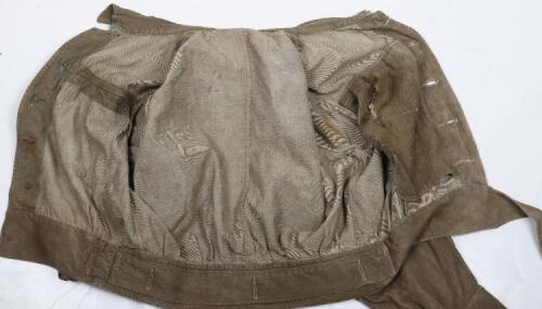 WW2 British War Economy Denim Battle Dress Blouse