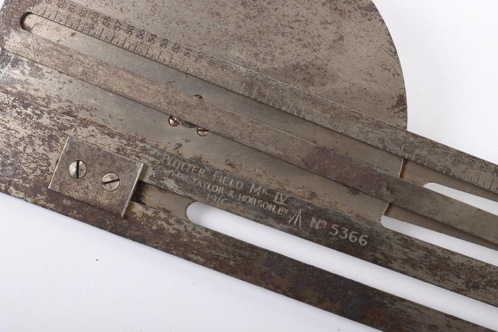 WW1 1916 British Artillery Mk IV Plotting Field Instrument in Case