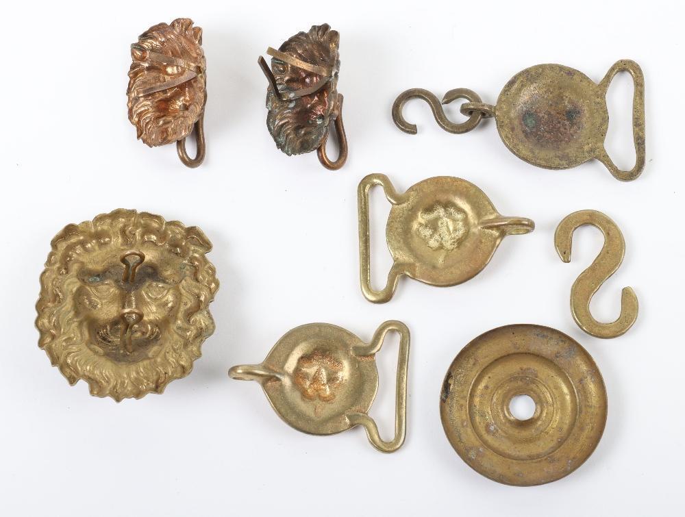 Selection of Waterloo Period French Belt & Shako Pieces