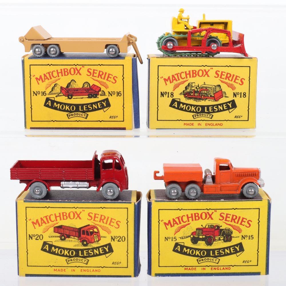 Four Matchbox Moko Lesney Regular Wheel models