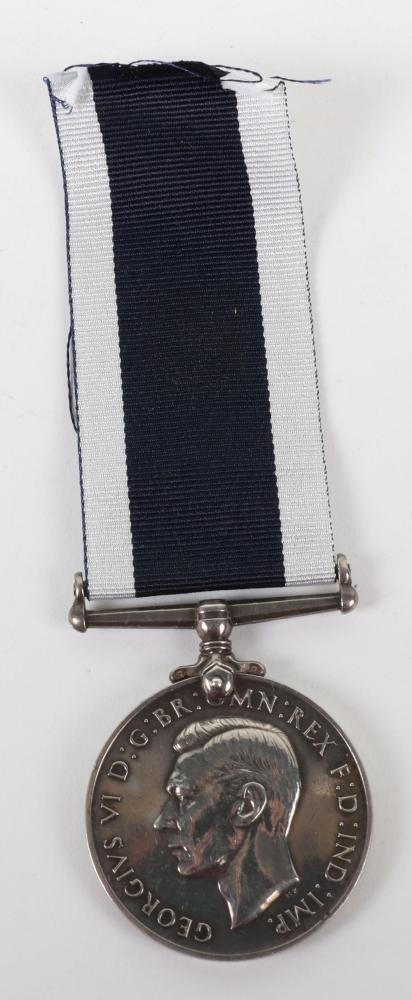 George VI Royal Navy Long Service and Good Conduct Medal HMS Euryalus
