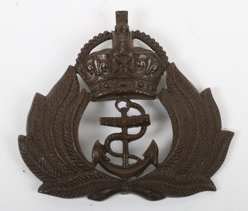 WW1 Royal Naval Division Officers Cap Badge