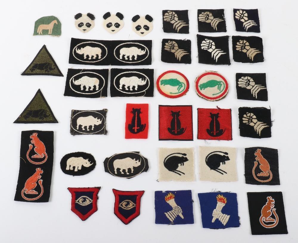 Grouping of British Armoured Division / Armoured Brigade Cloth ...