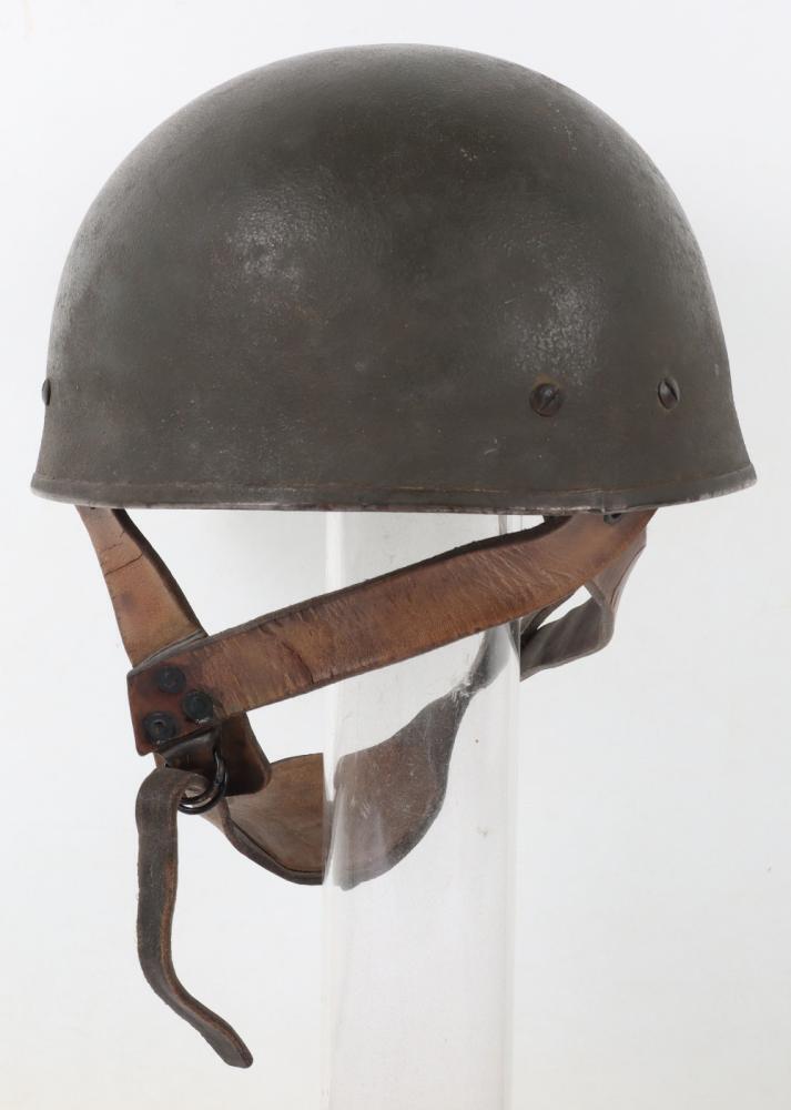WW2 1943 British Airborne Forces Paratrooper Helmet with Leather ...