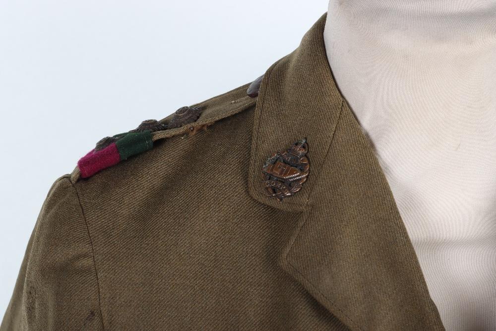 WW1 Tank Corps Officers Shoulder Rank Tunic Belonging to Captain Alfred ...