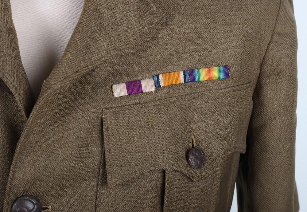 WW1 Tank Corps Officers Shoulder Rank Tunic Belonging to Captain Alfred ...