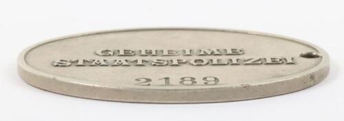 Very Rare Third Reich Gestapo (Geheime Staatspolizei) Warrant ...