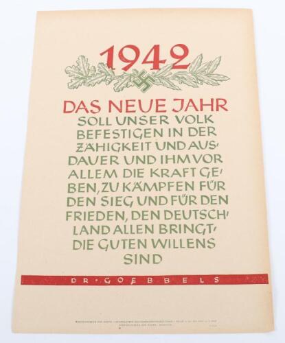3x Third Reich NSDAP Printed Posters