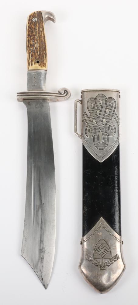 Third Reich RAD (Labour Service) Enlisted Mans Hewer Dagger by Ed ...