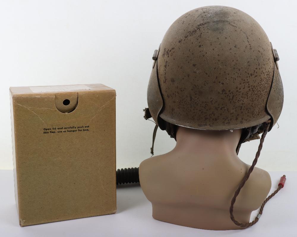 WW2 USAAF Aircrew Air Gunners Steel Helmet and Flying Helmet Set