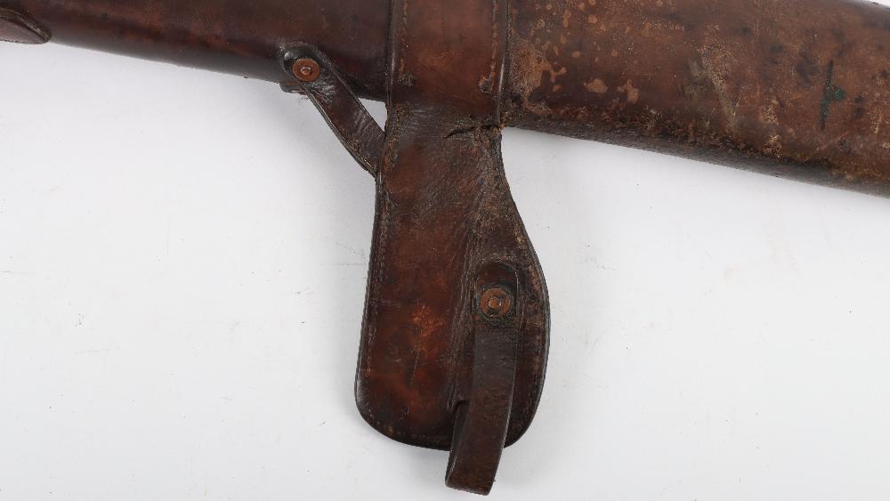 Great War Period British Cavalry Leather Rifle Bucket