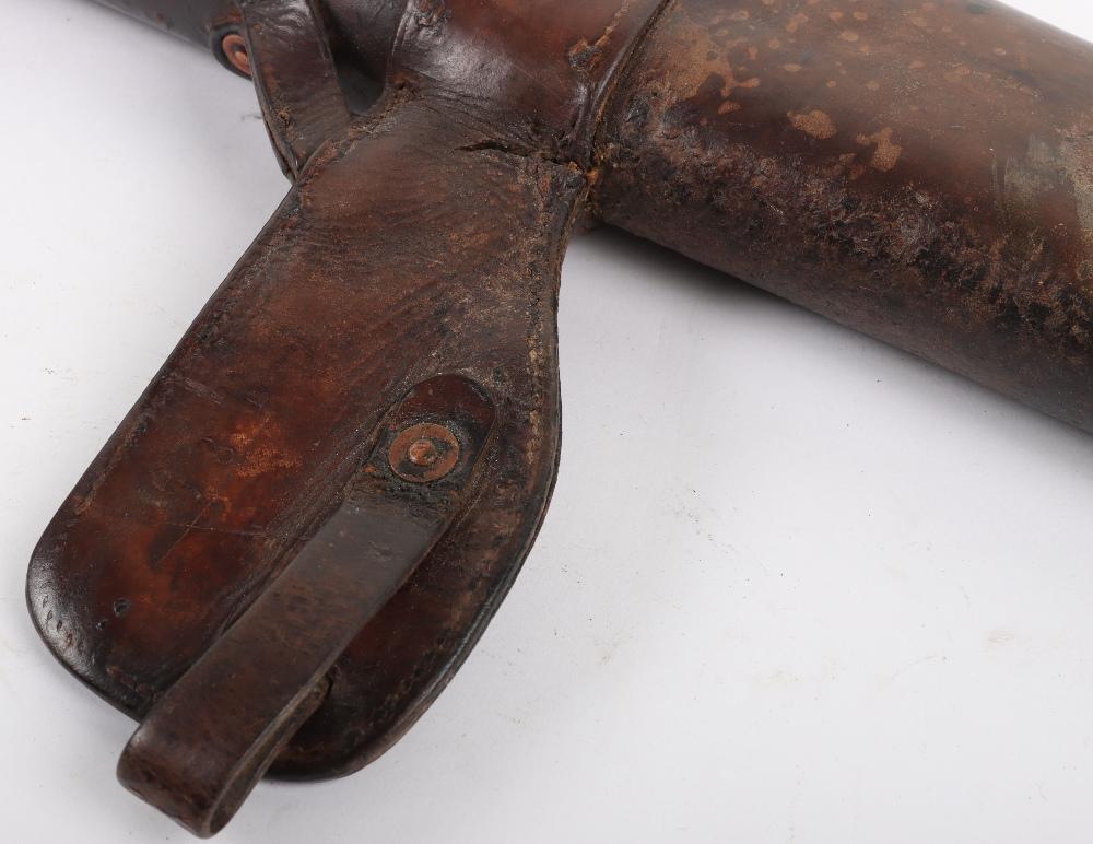 Great War Period British Cavalry Leather Rifle Bucket