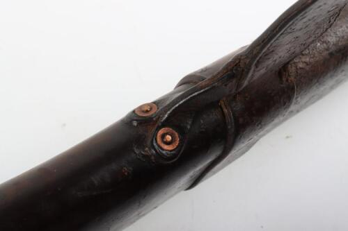 Great War Period British Cavalry Leather Rifle Bucket