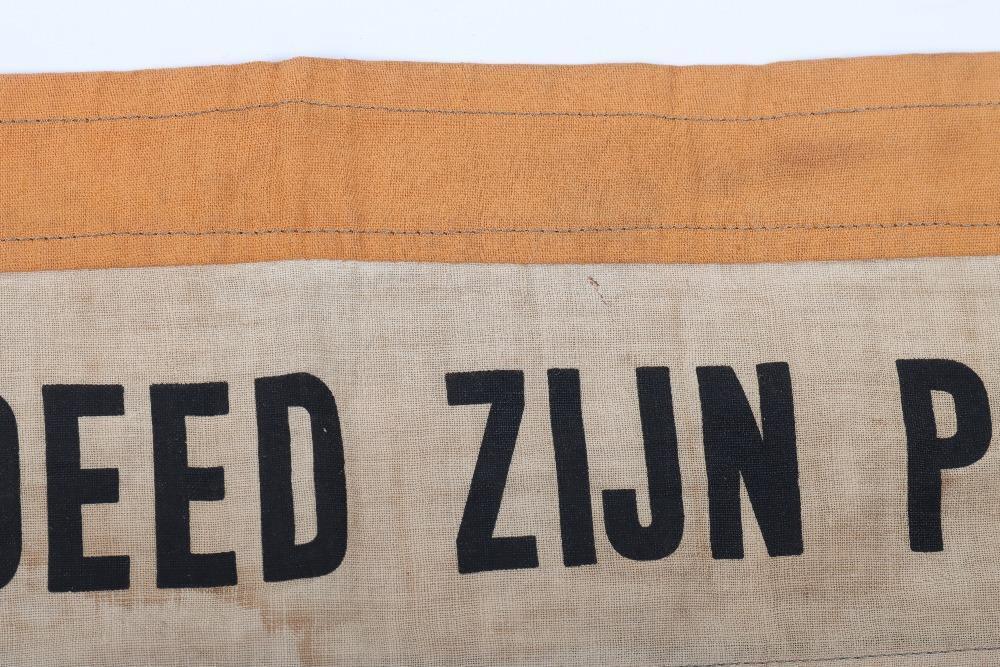 Interesting WW2 Dutch Army in Exile Soldiers Funeral Sash