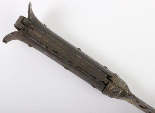 * Caucasian Short Sword Yataghan Dated 1801