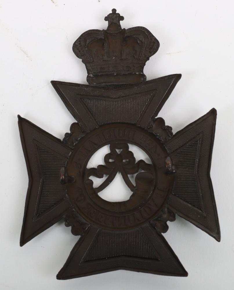 Victorian 4th Durham Rifle Volunteer Corps Other Ranks Helmet Plate