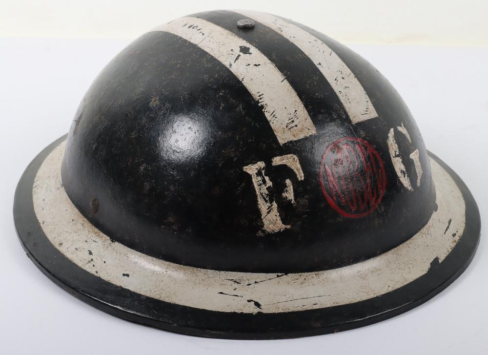 WW2 British Home Front NOBEL Fire Guard Helmet