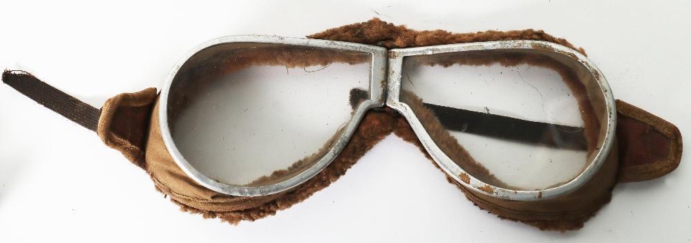 Five Pairs of Aviators Flying Goggles