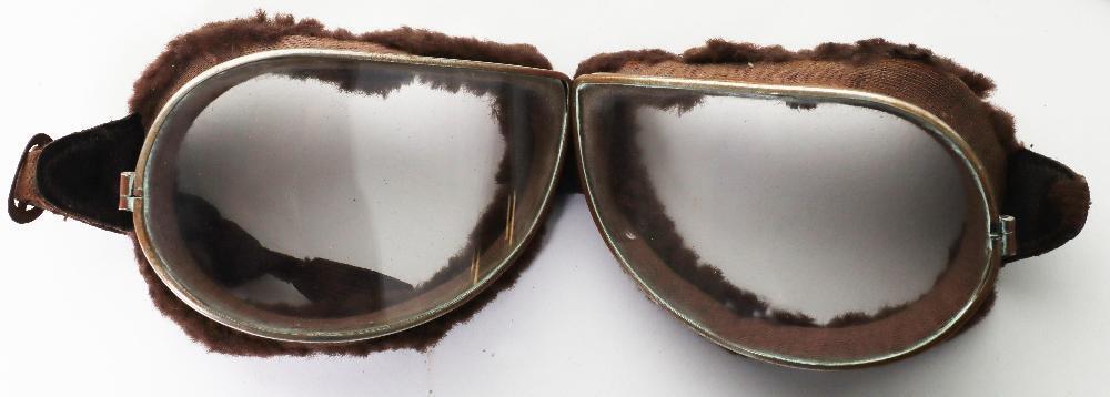 Five Pairs of Aviators Flying Goggles