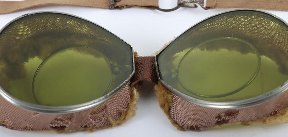 Unusual Pair of Early Aviators Goggles