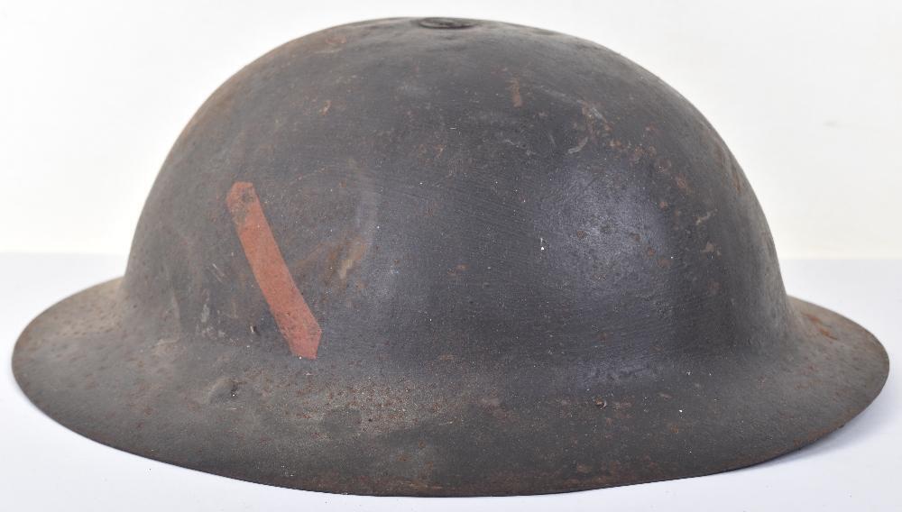 British WW1 Mk1 Pattern Combat Helmet with Battalion Insignia