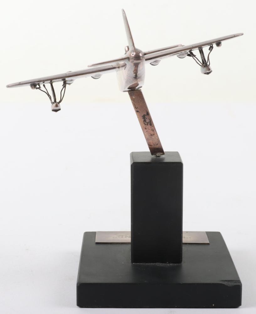 Hallmarked Silver Desk Model of Short Sunderland Flying Boat