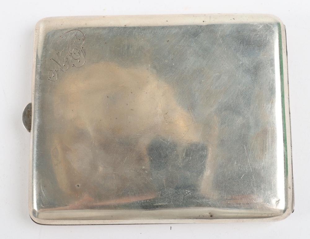 WW2 RAF Silver No 42 Squadron Cigarette Box