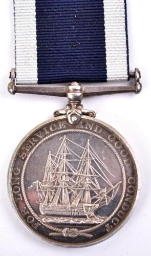 George V Royal Naval Long Service Good Conduct Medal HMS Vivid
