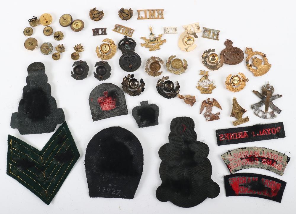 * Grouping of Royal Marines Badges and Insignia