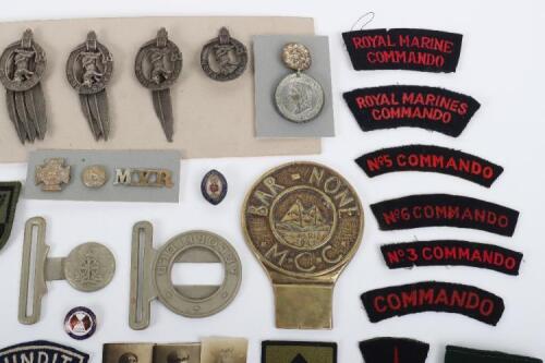 WW2 British Commando Cloth Shoulder Titles