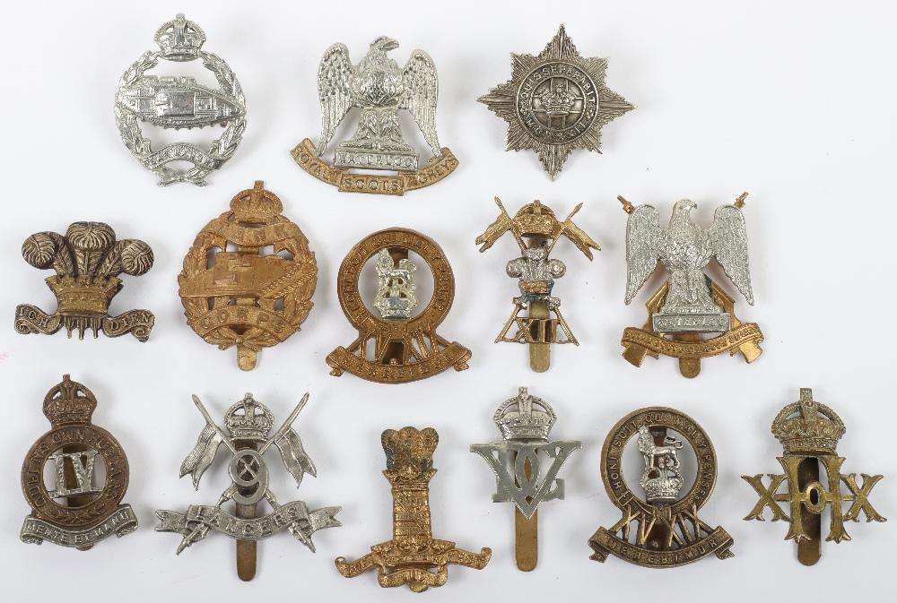 14x British Cavalry Regiment Cap Badges