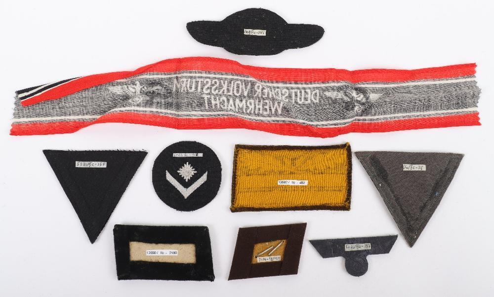 German Cloth Insignia Grouping