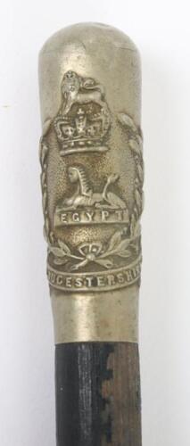 Victorian 1st Battalion Gloucestershire Regiment Swagger Stick