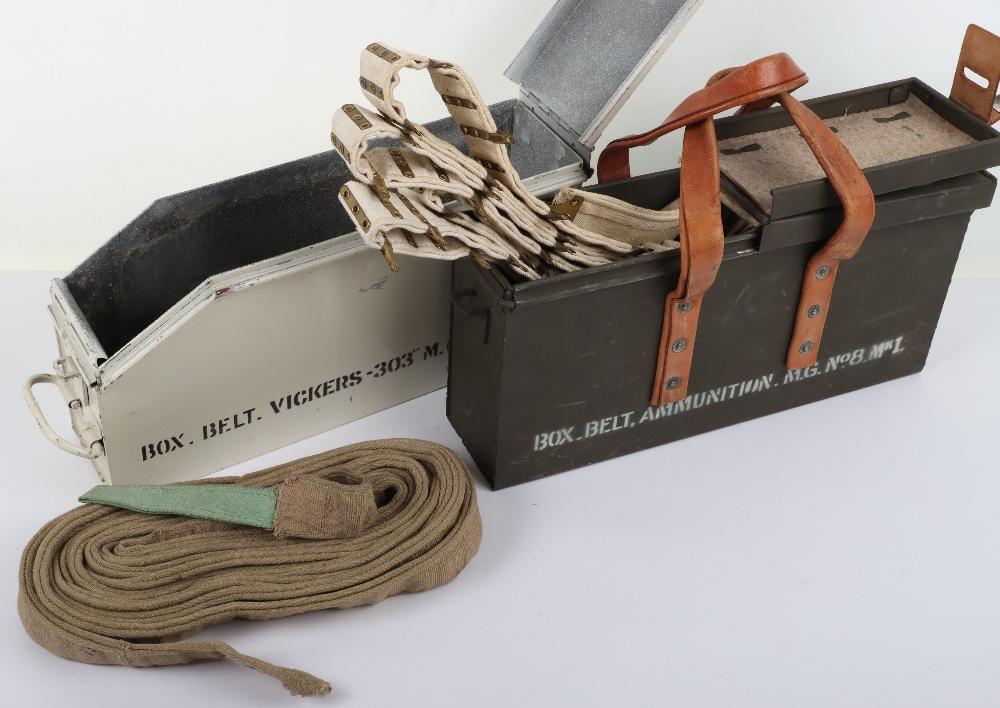 No. 8 Metal Vickers Machine Gun Belt Ammunition Box