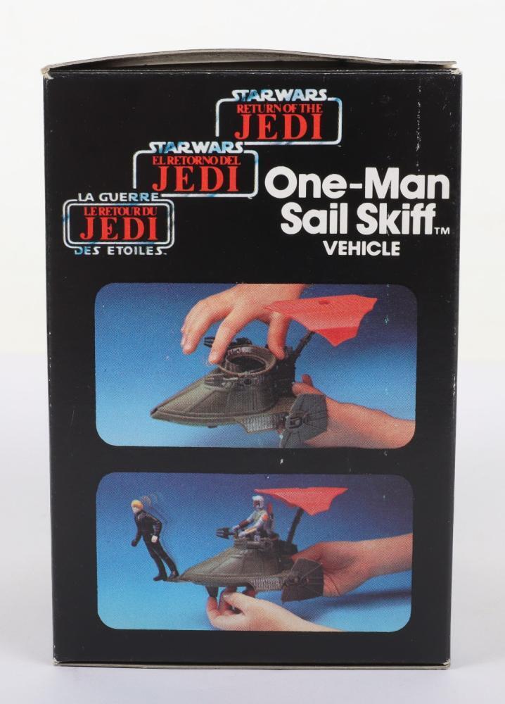 Vintage Boxed Star Wars Return Of The Jedi Tri Logo One Man Sail Skiff ...