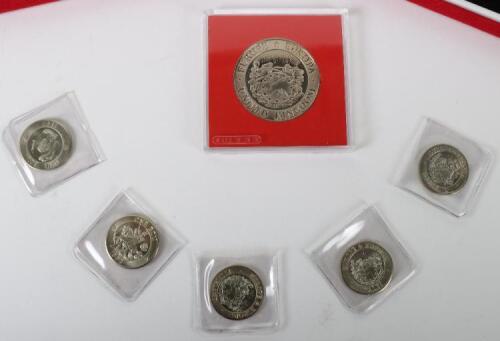 Two Piedfort Proof 1992 Ecu sets