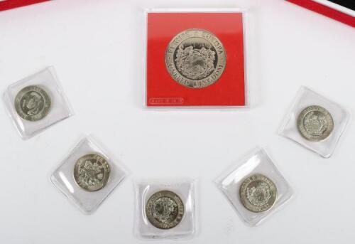 Two Piedfort Proof 1992 Ecu sets