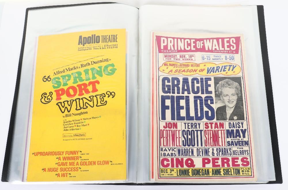 A selection of original theatre and pantomime posters from the 1950’s ...