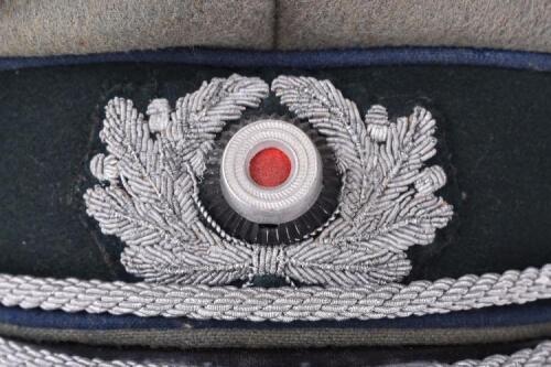WW2 German Army Medical Officers Peaked Cap