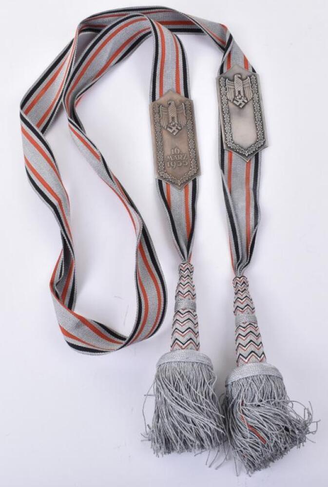 Rare Pair of Streamers for the German Army 4x4 Regimental Standarte