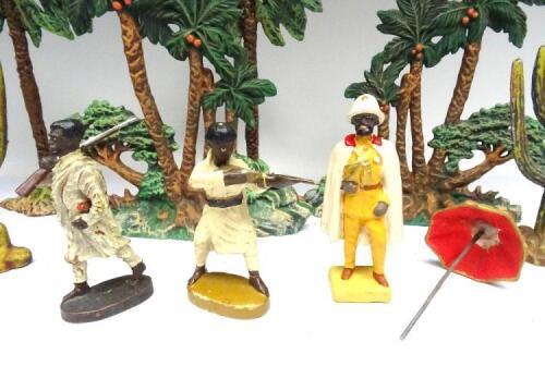 David Hawkins Collection Elastolin 70mm scale reproduction Haile Selassie