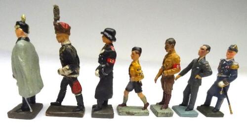 David Hawkins Collection Lineol 70mm scale Personality figures