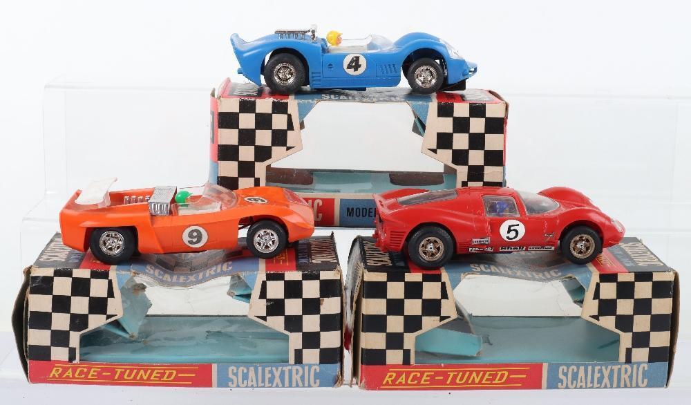 Three Boxed Vintage Scalextric Slot Cars