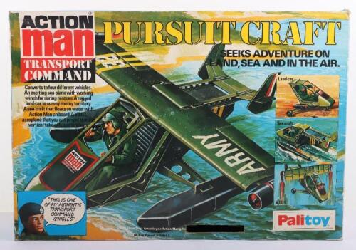 Boxed Original Palitoy Action Man Transport Command Pursuit Craft