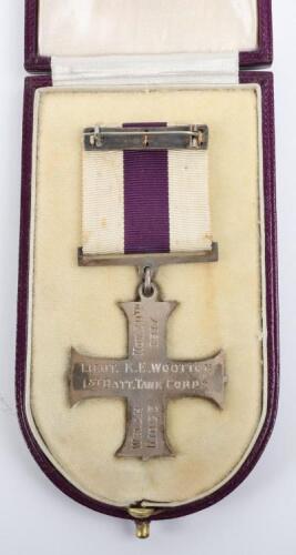 A Fine Great War Battle of Cambrai Tank Corps Military Cross Pair of Medals