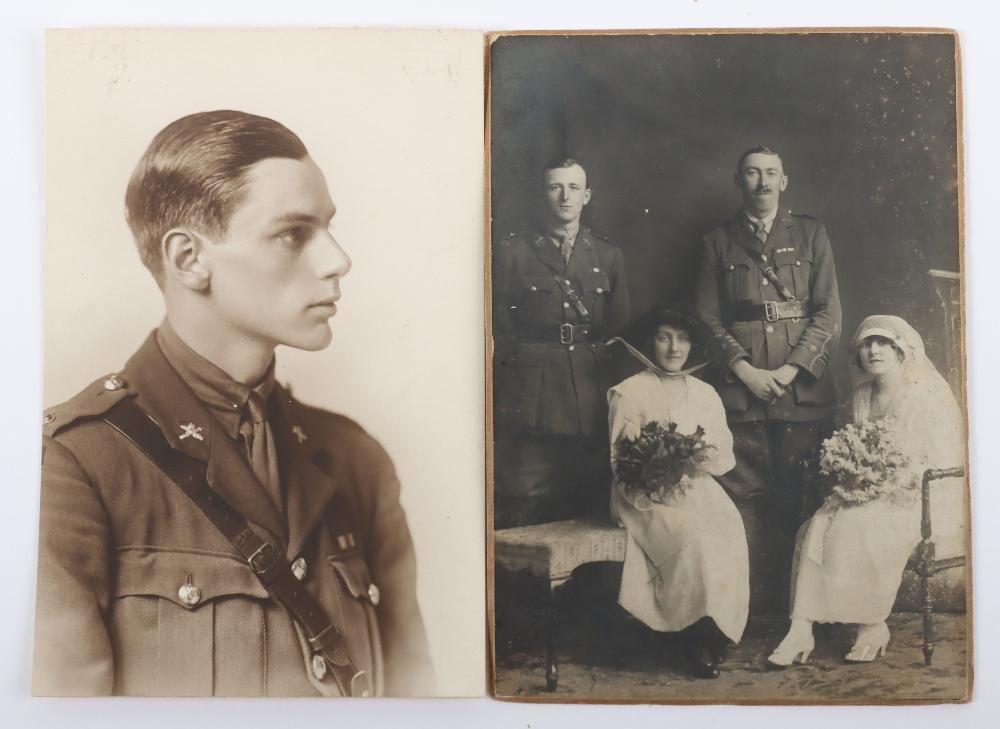 WW1 Machine Gun Corps Photograph Grouping