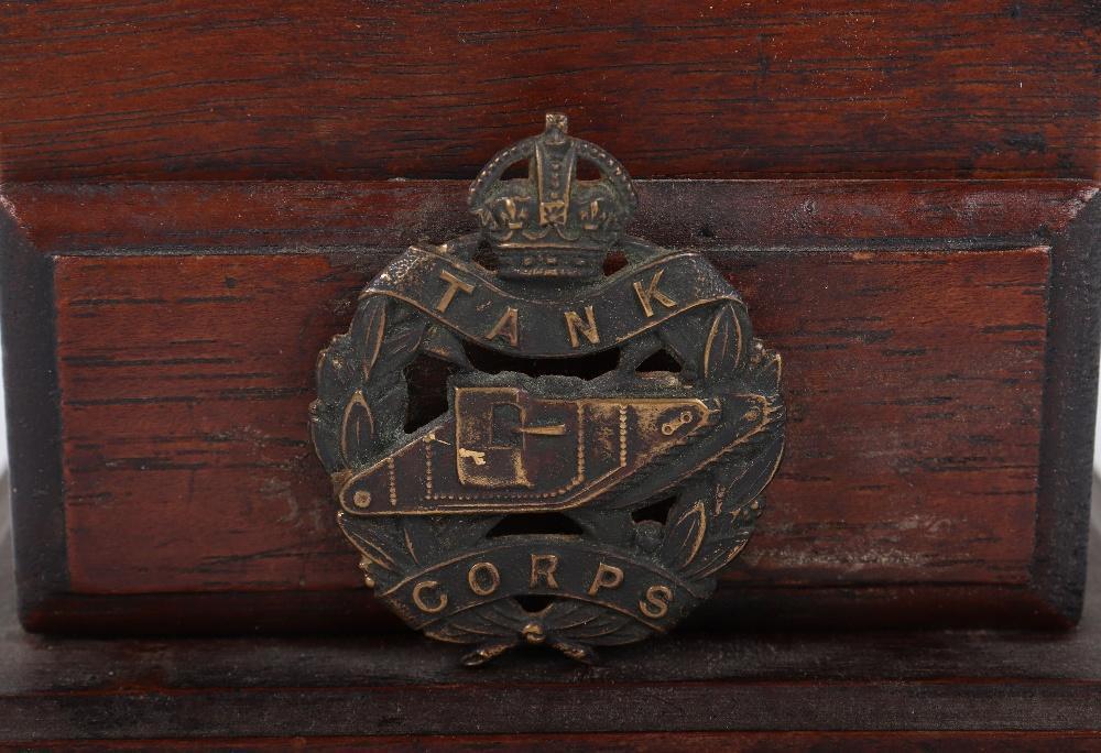 WW1 British Tank Corps Desk Piece